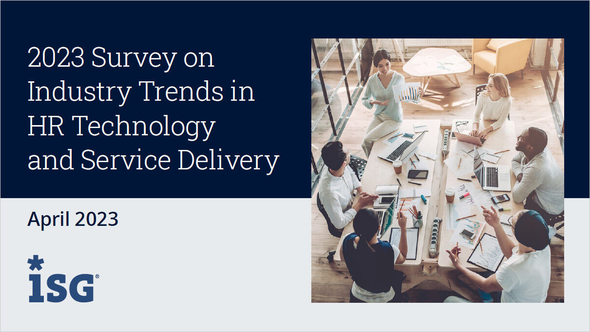 2023 HR Tech Survey Report | ISG