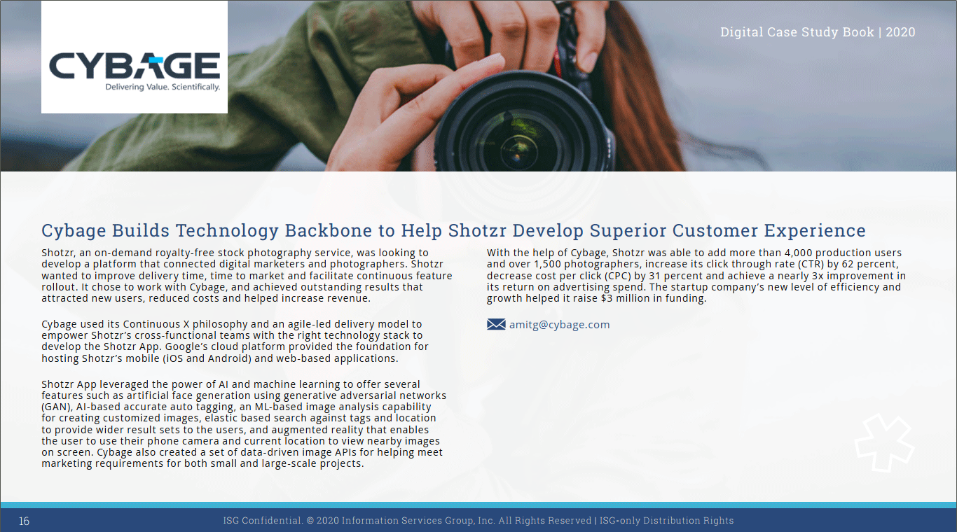 Cybage Case Study | ISG