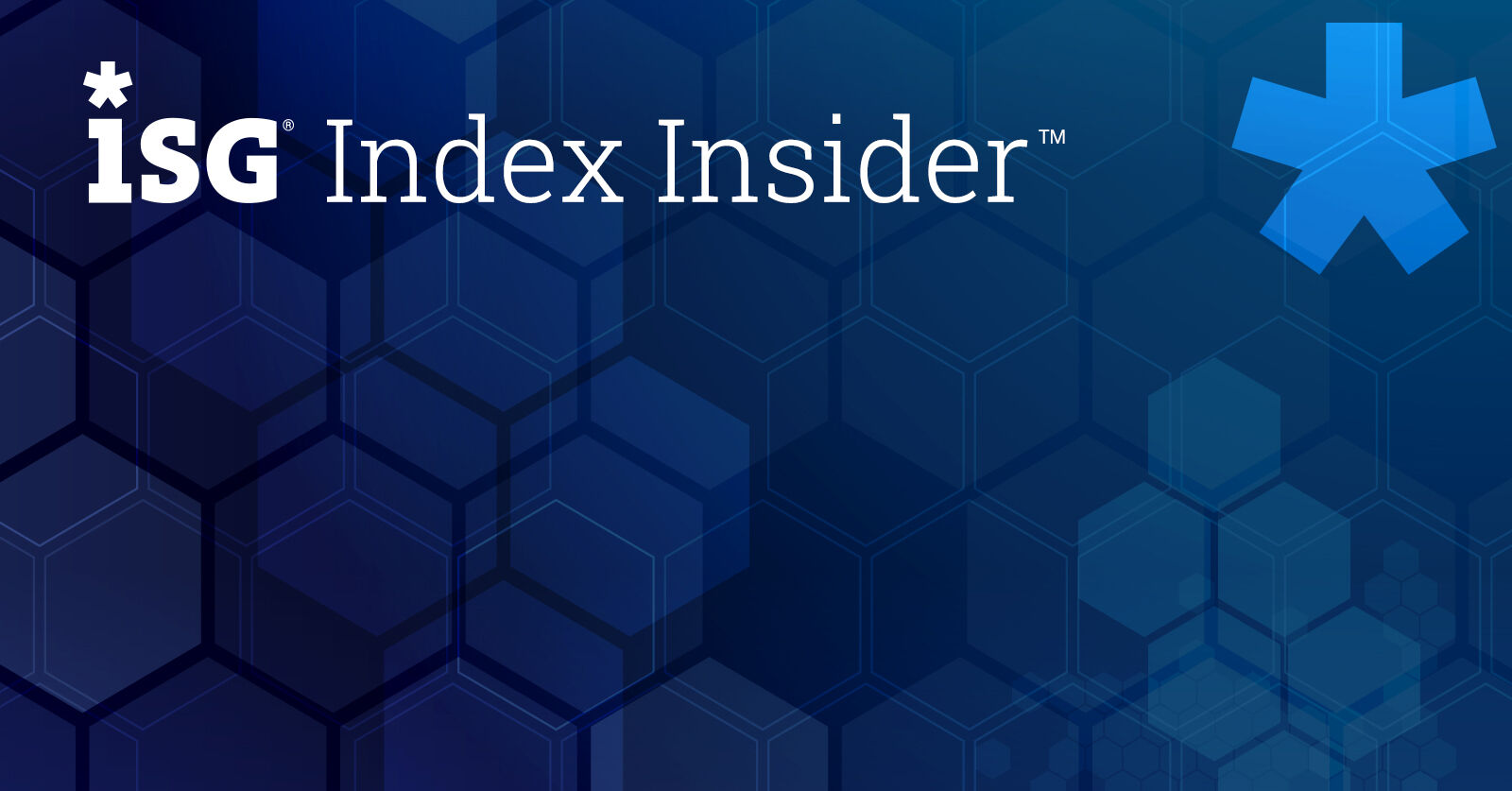 Subscribe to the ISG Index Insider | ISG